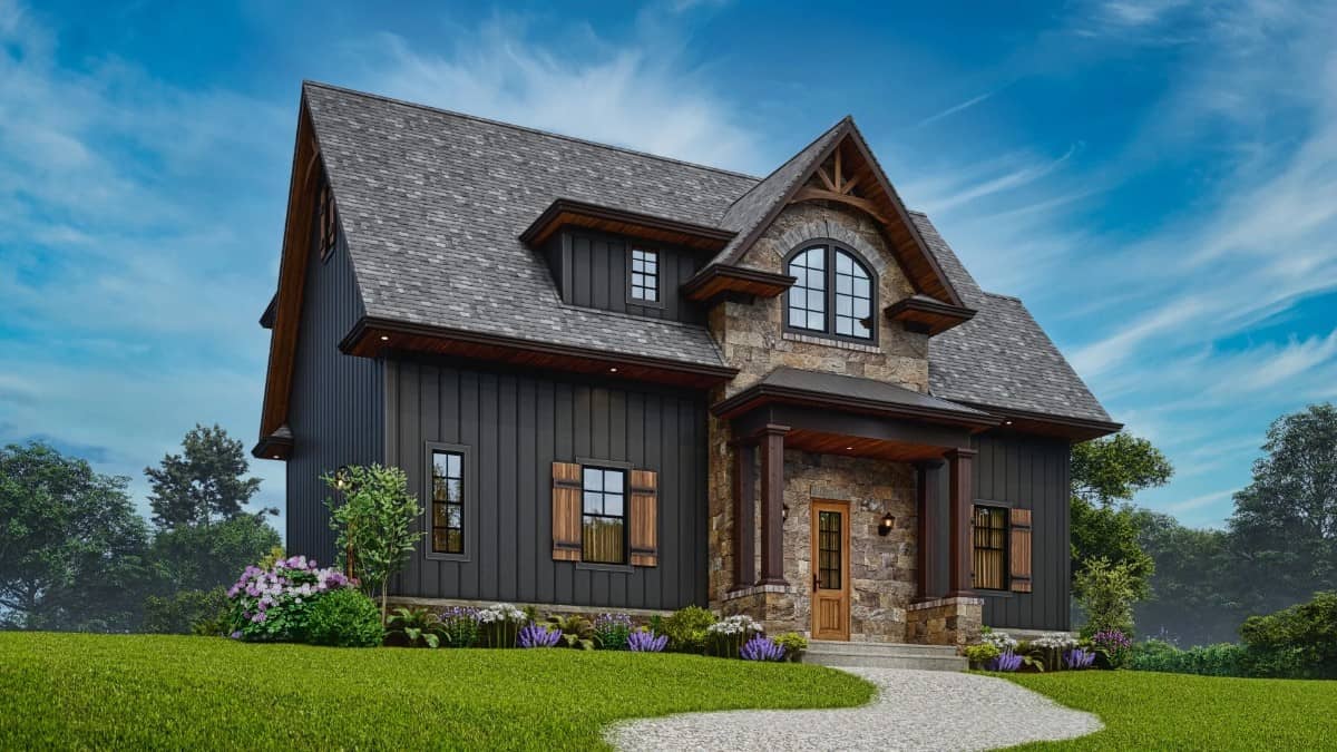 Two-Story 1-Bedroom Cagle 3 Carriage Home with Open Living Space and 3 ...