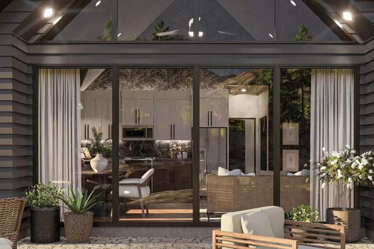 1-Bedroom Modern Single-Story ADU with Open Concept Design (Floor Plan ...