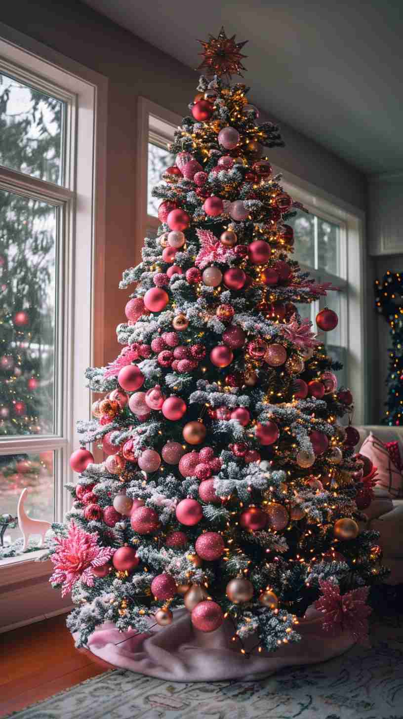 Merry Pinkmas: 51+ Festive Pink Christmas Tree Ideas That You’ll Love ...