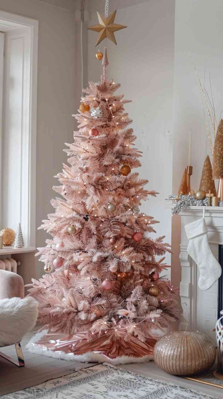Merry Pinkmas: 51+ Festive Pink Christmas Tree Ideas That You’ll Love ...