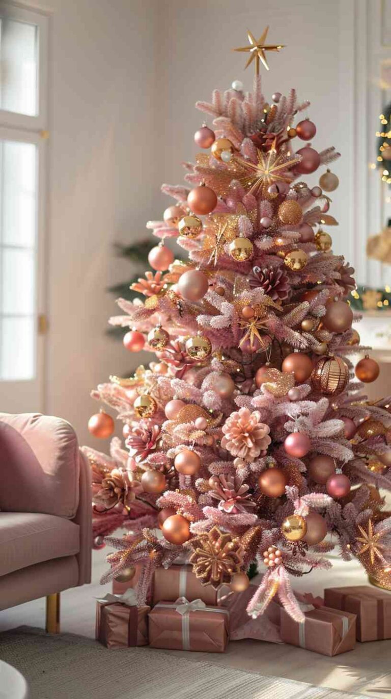 Merry Pinkmas: 51+ Festive Pink Christmas Tree Ideas That You’ll Love ...