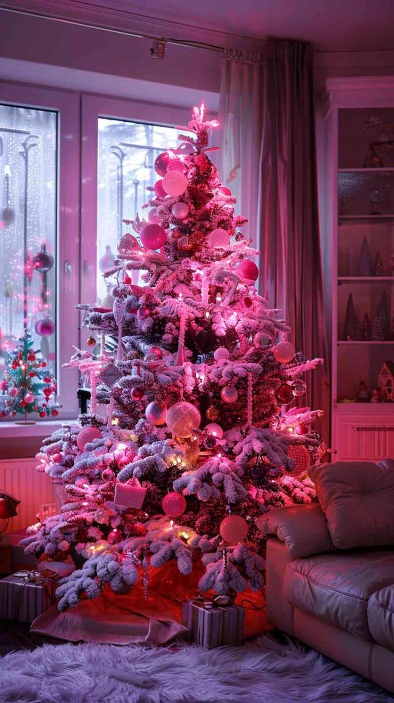 Merry Pinkmas: 51+ Festive Pink Christmas Tree Ideas That You’ll Love ...