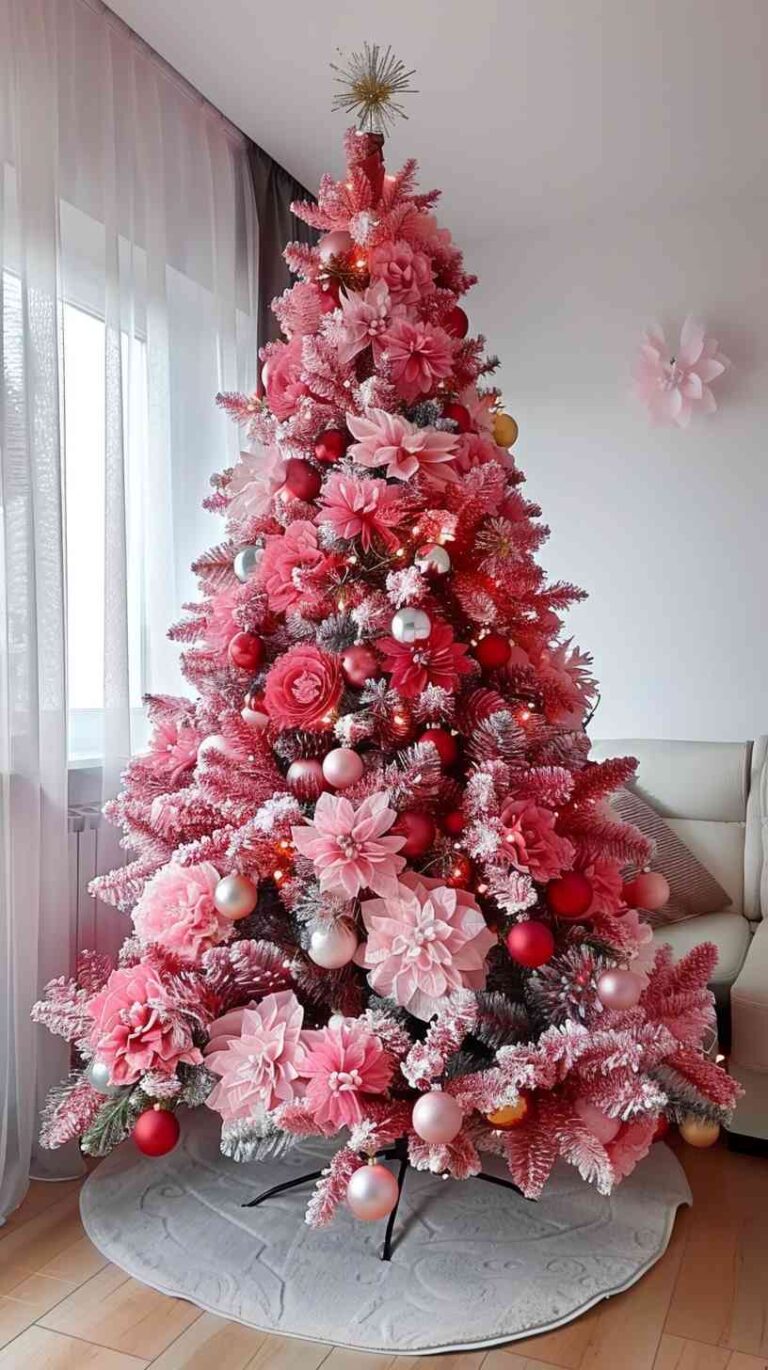 Merry Pinkmas: 51+ Festive Pink Christmas Tree Ideas That You’ll Love ...