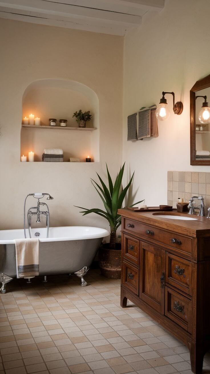 Love the Natural Look? Try These 16 Earthy Small Bathroom Ideas - Small ...