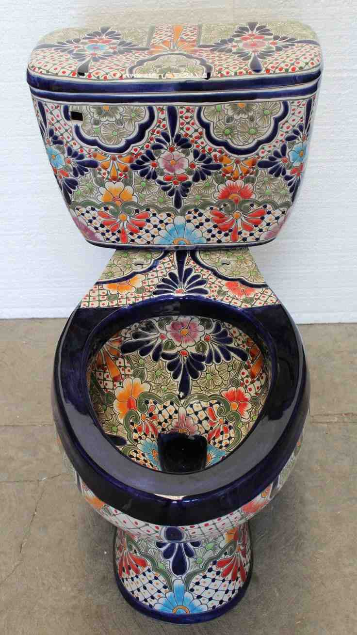 20 Intricate Mexican Toilet Designs Featuring Hand-Painted Seats and ...